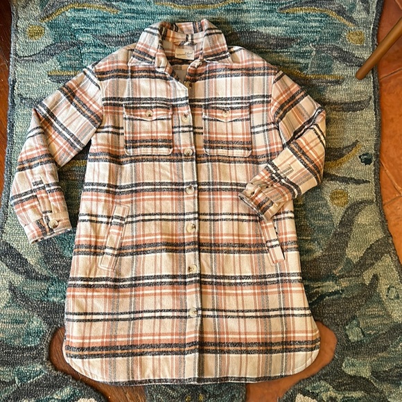 Universal Thread | Jackets & Coats | Plaid Quilted Stadium Jacket ...